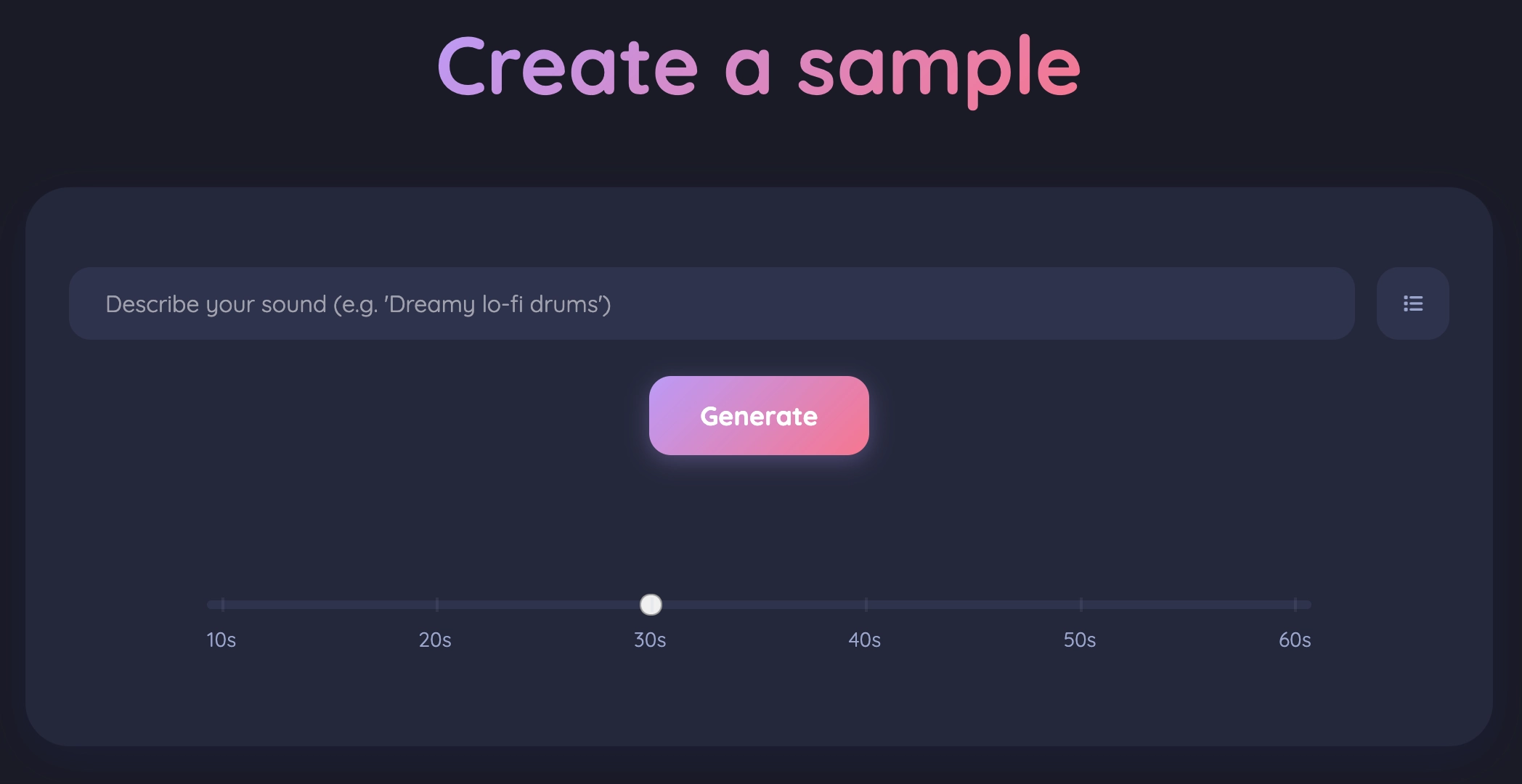 Noysr | AI music sample generator